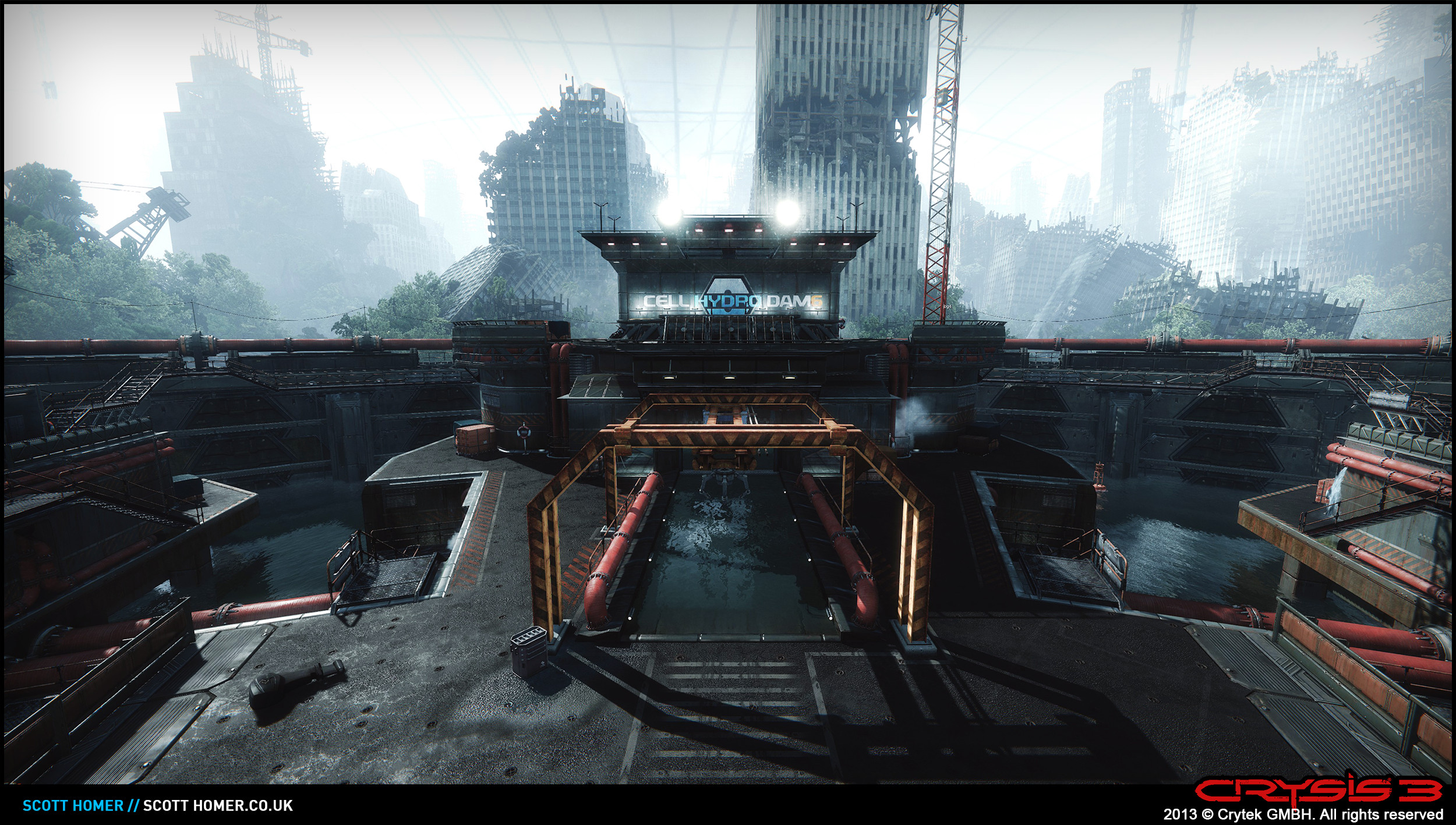Scott Homer - Crysis 3 - Dam multiplayer map