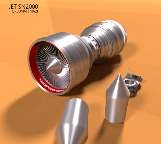 ArtStation - Jet Engine SN2000