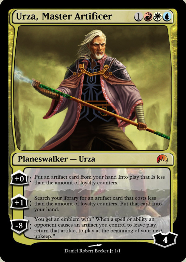 drb jr - Urza, Master Artificer - Fanart Card