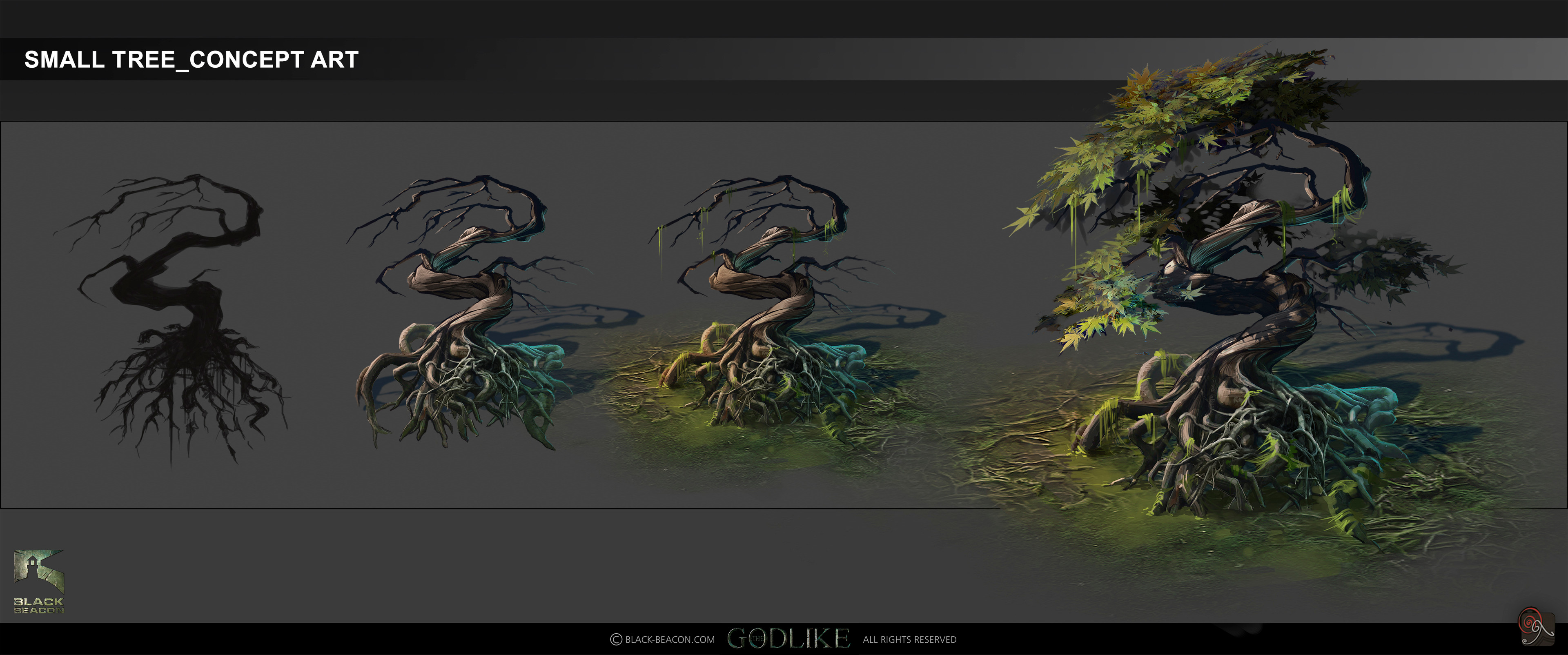 Olesia Hoiko - Trees_Concept Art