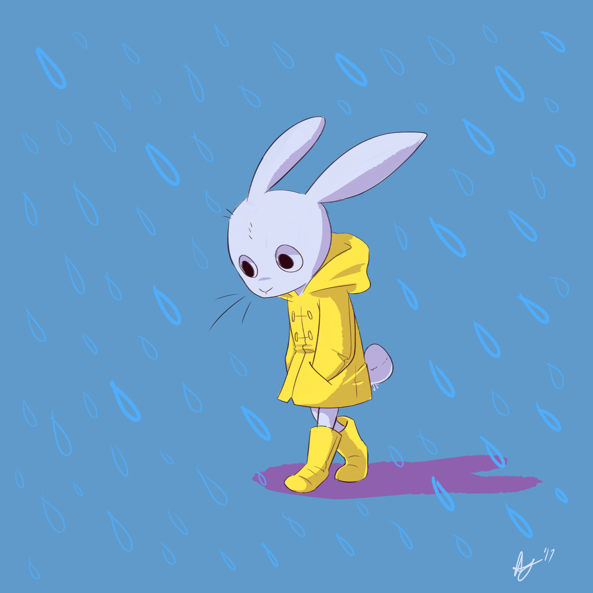 ArtStation - Bunny Rain