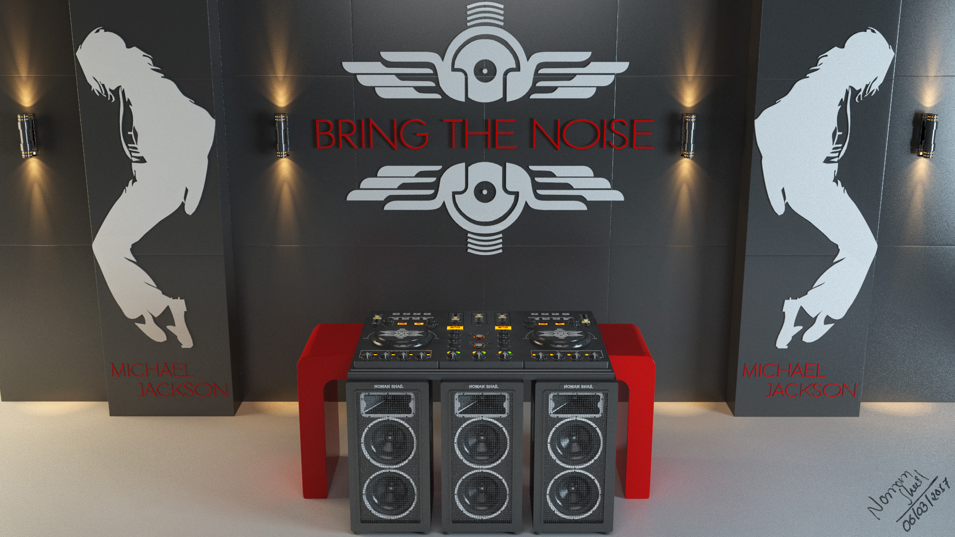 ArtStation - dj all stand