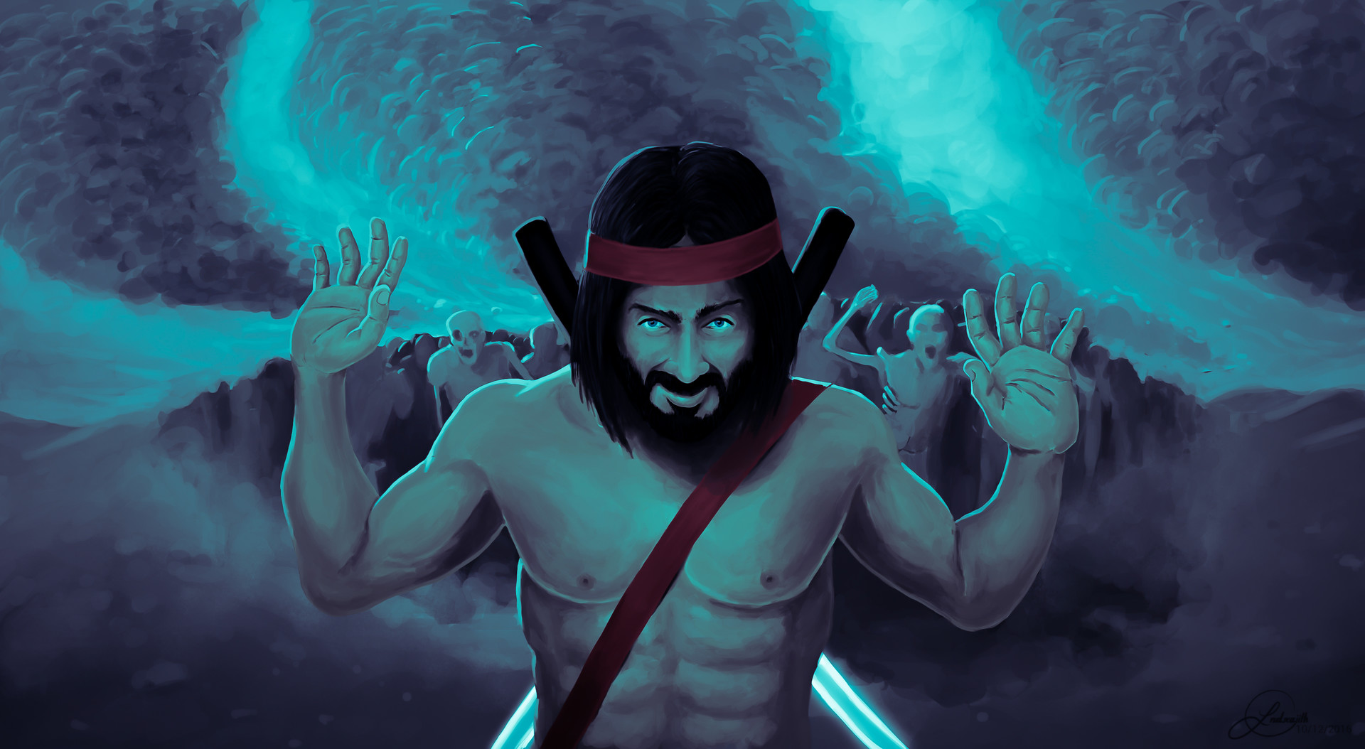 ArtStation - The mummy slayer