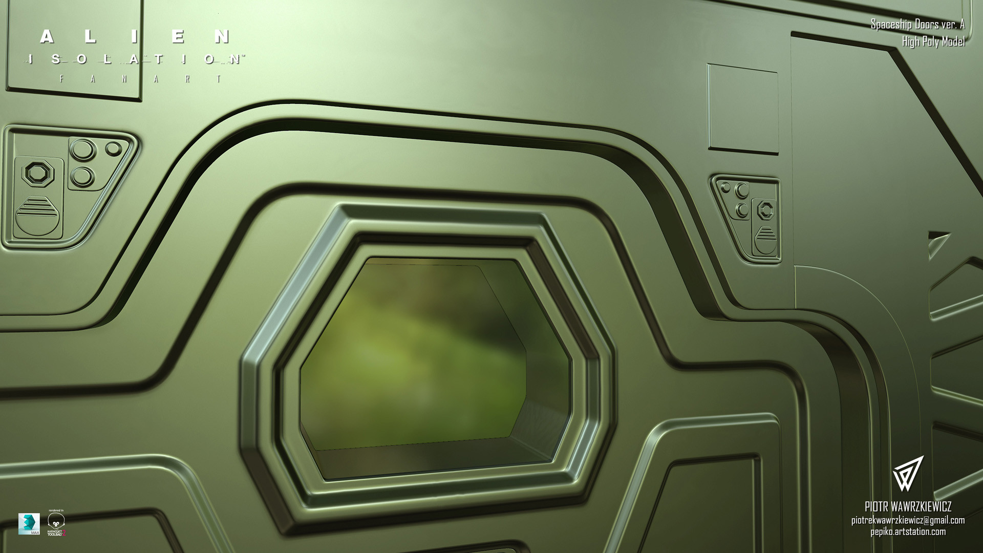 Piotr Wawrzkiewicz - Alien Isolation Props (Fanart)