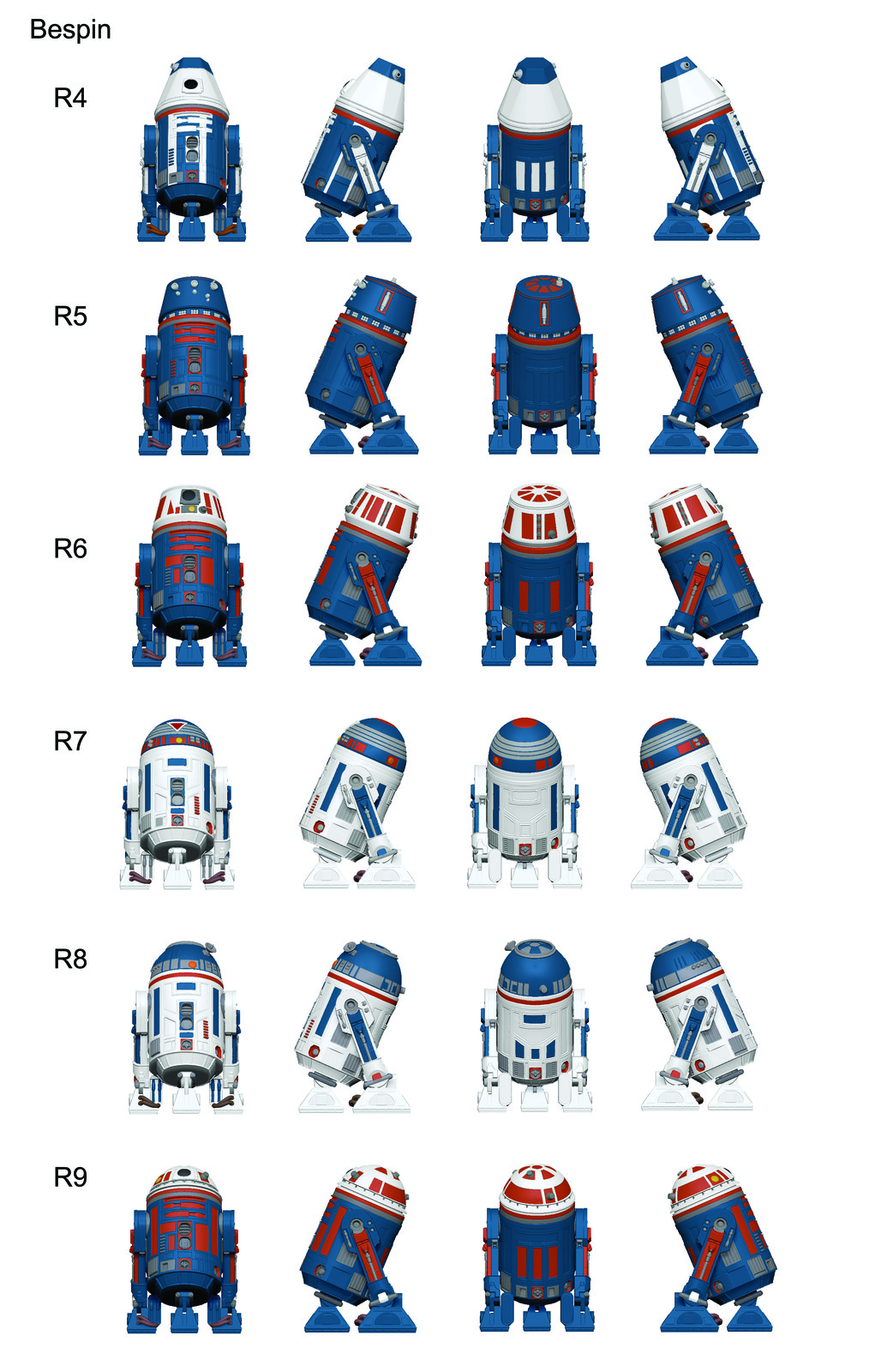 Chris Sanchez - Star Wars 3D Printable Droids