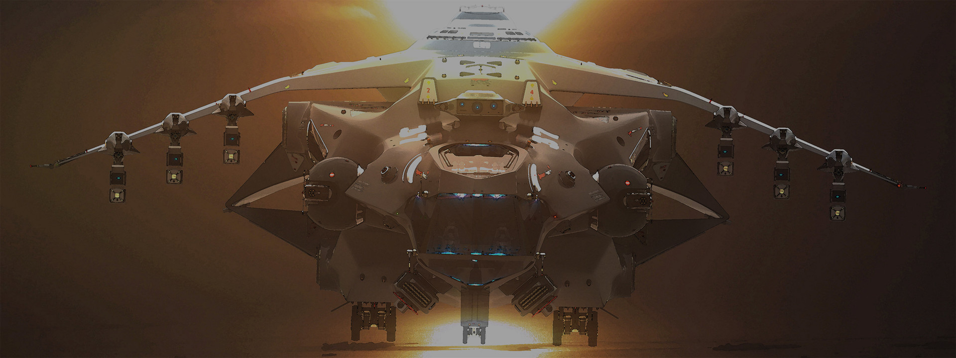 ArtStation - Heavy Fighter for Space Force