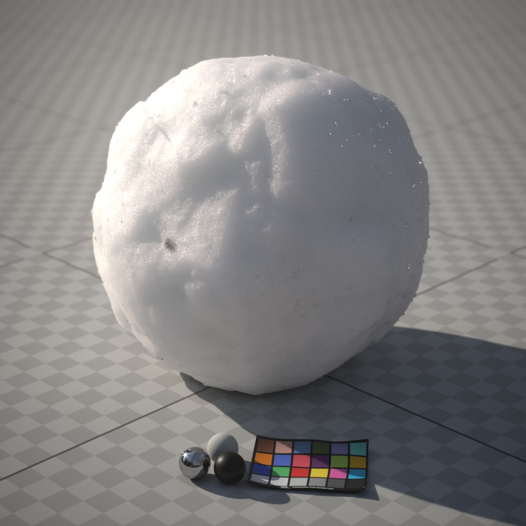 ArtStation - Snowball shader [WIP]