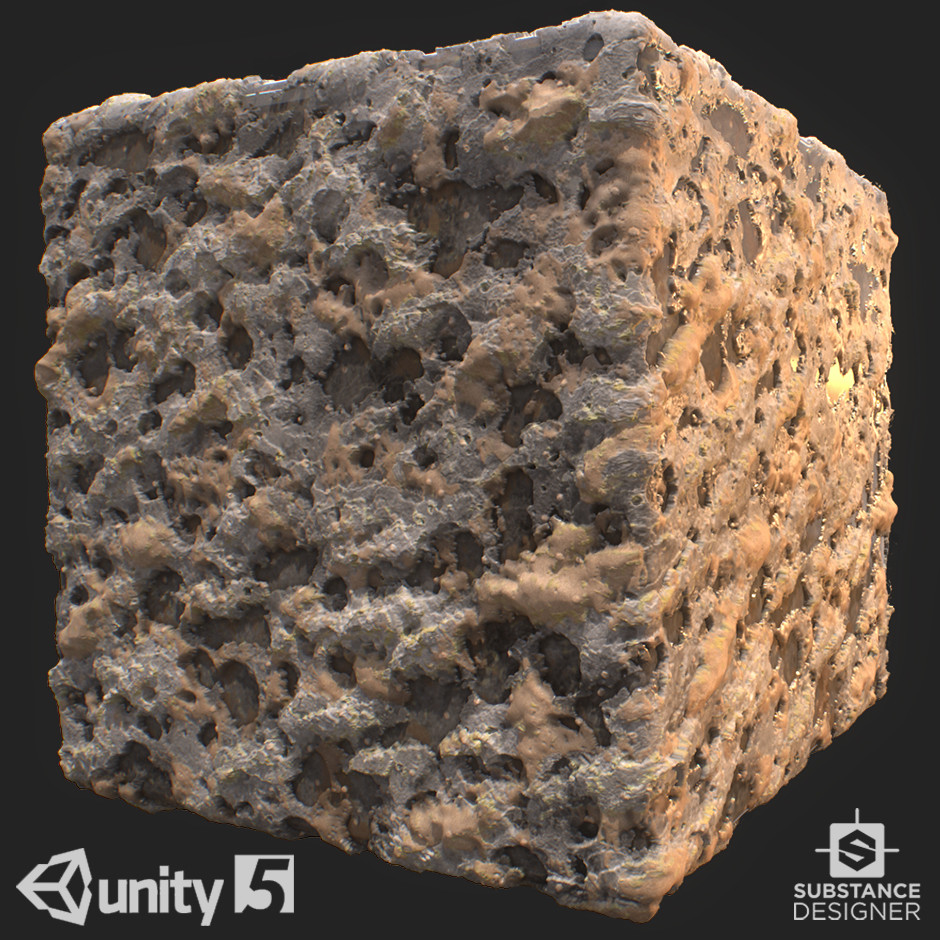 ArtStation - Perforated Rock Substance V2