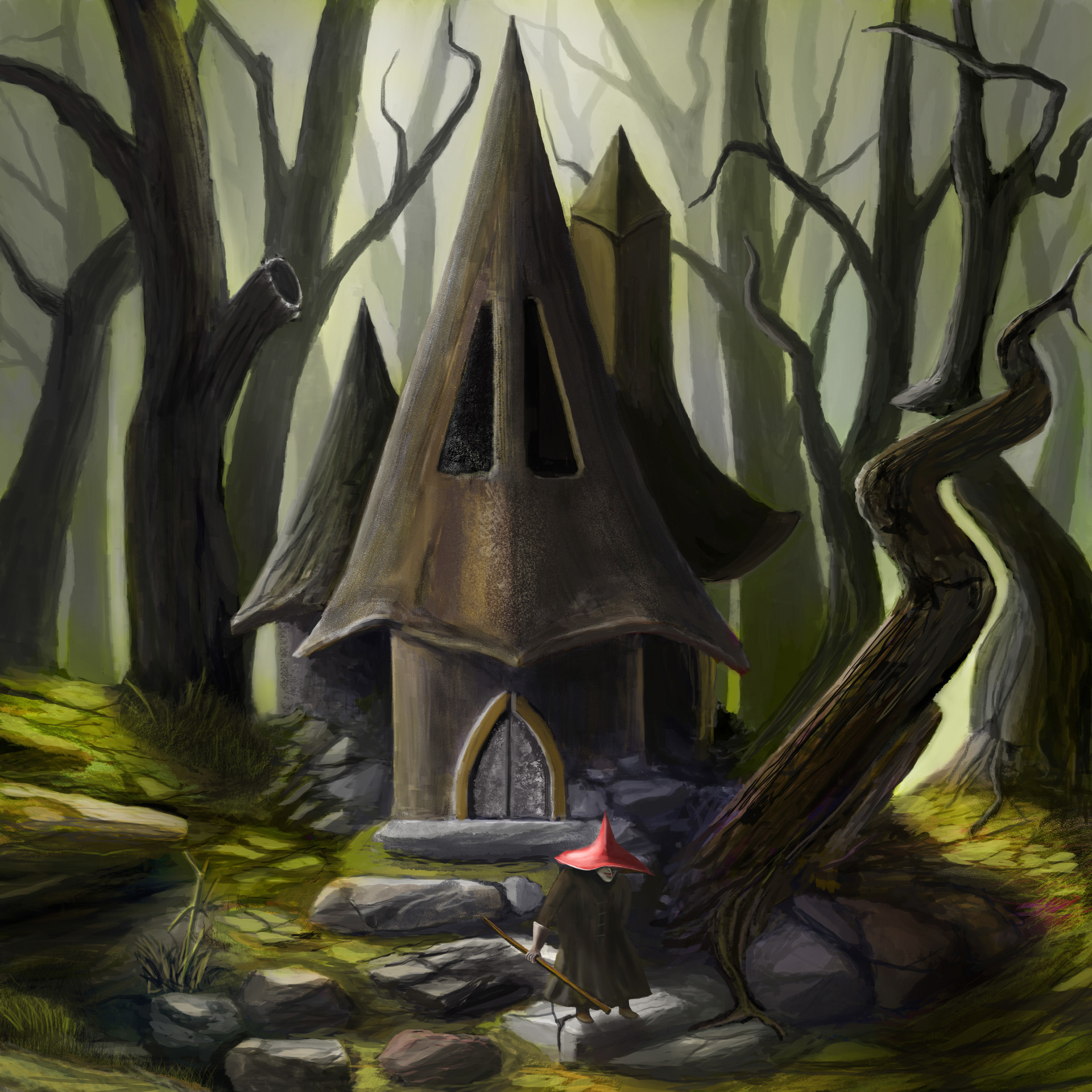 ArtStation - witch hut