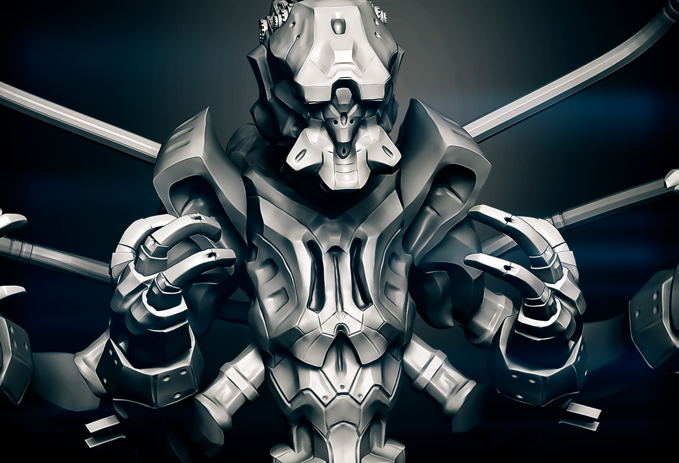 ArtStation - ALIEN CONCEPT ROBOT
