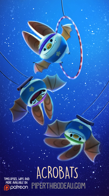 ArtStation - Daily Paint 1571. Acrobats