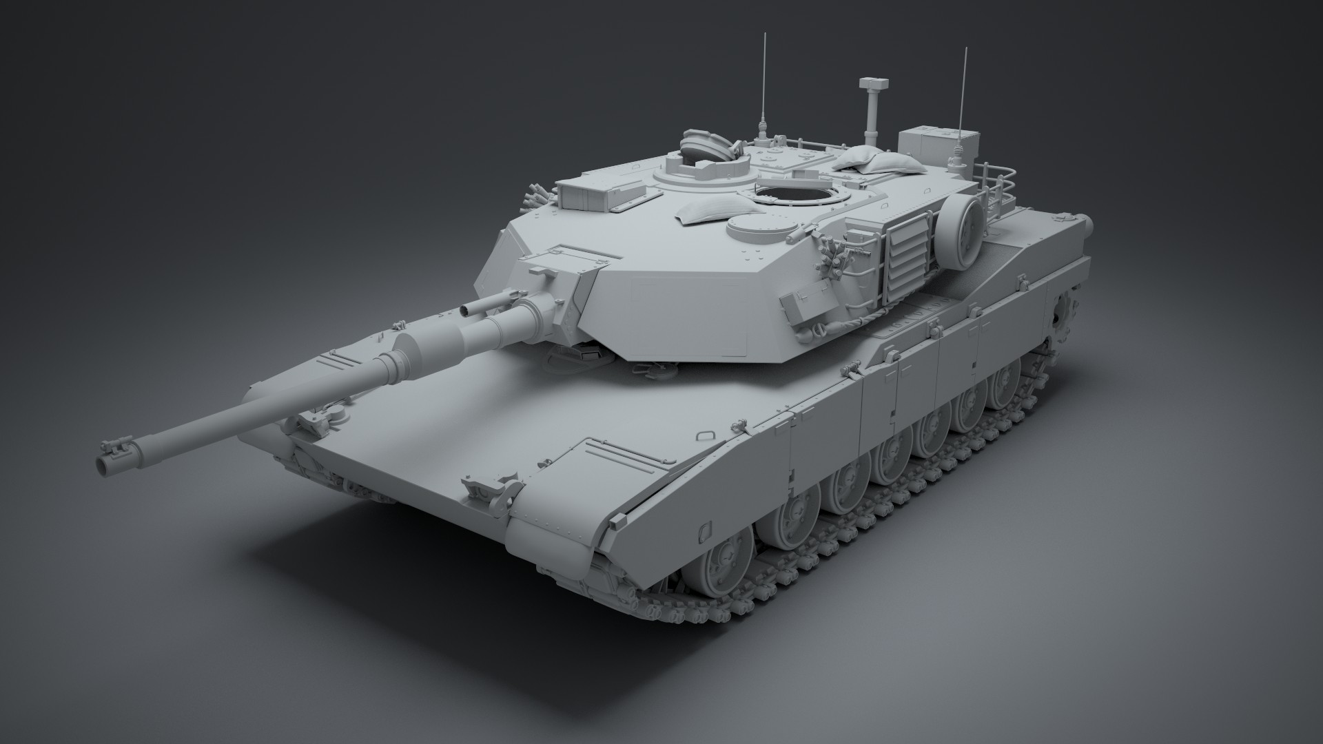 ArtStation - M1A1 Abrams