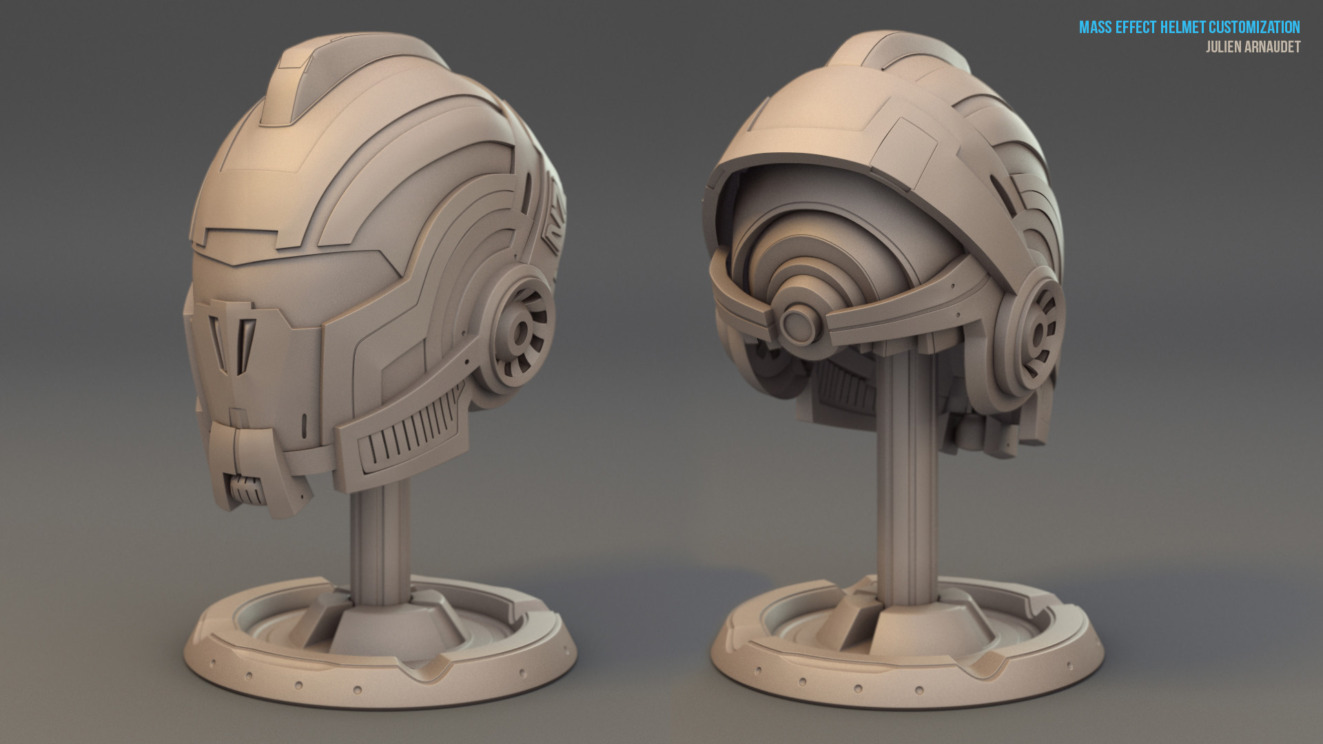 ArtStation - MassEffect helmet customization - Fanart