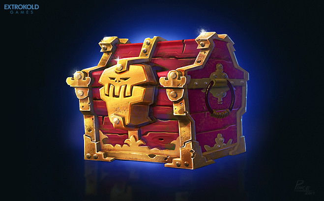 ArtStation - Golden Chest Item