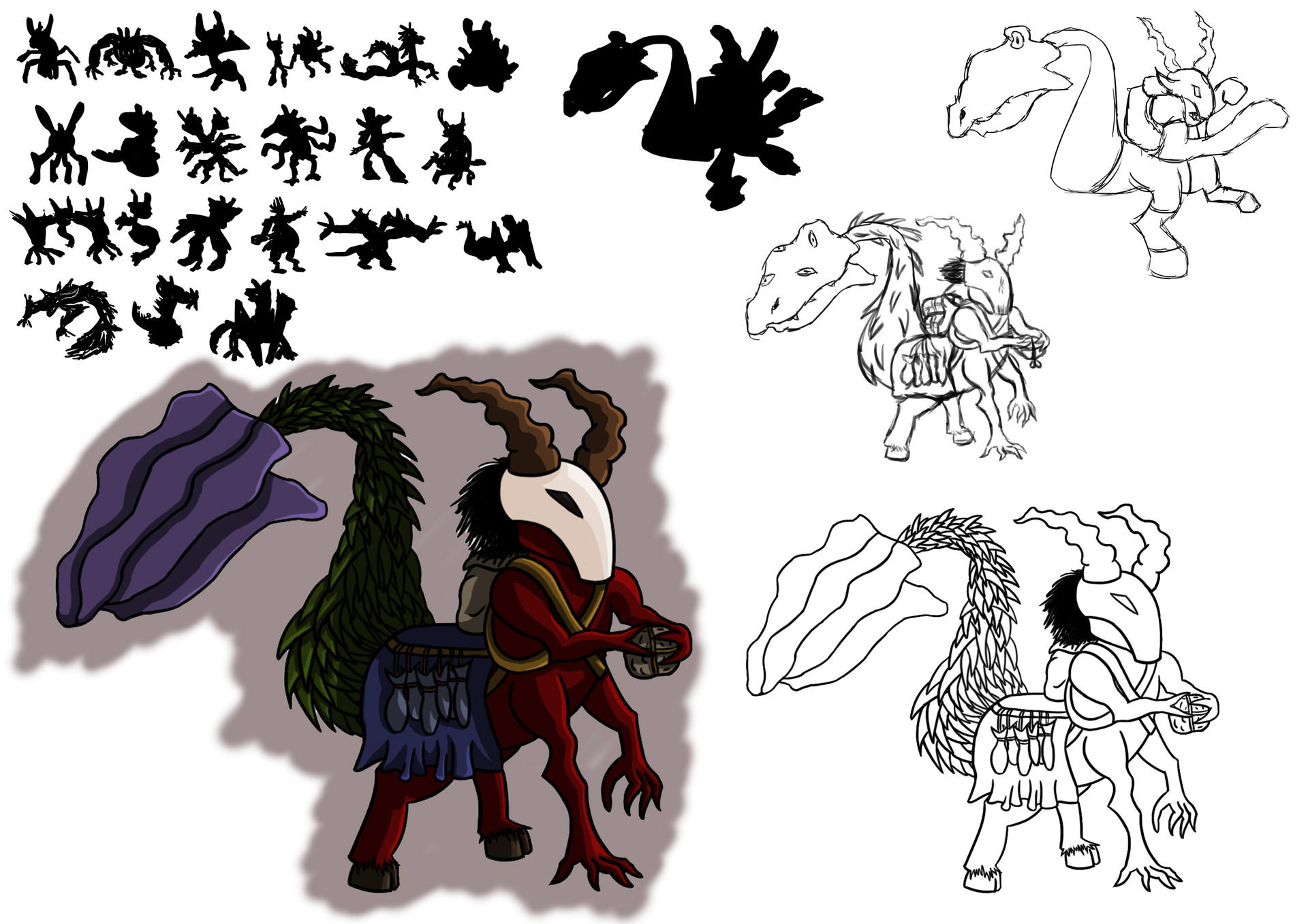 ArtStation - Demon Concept (School Project)