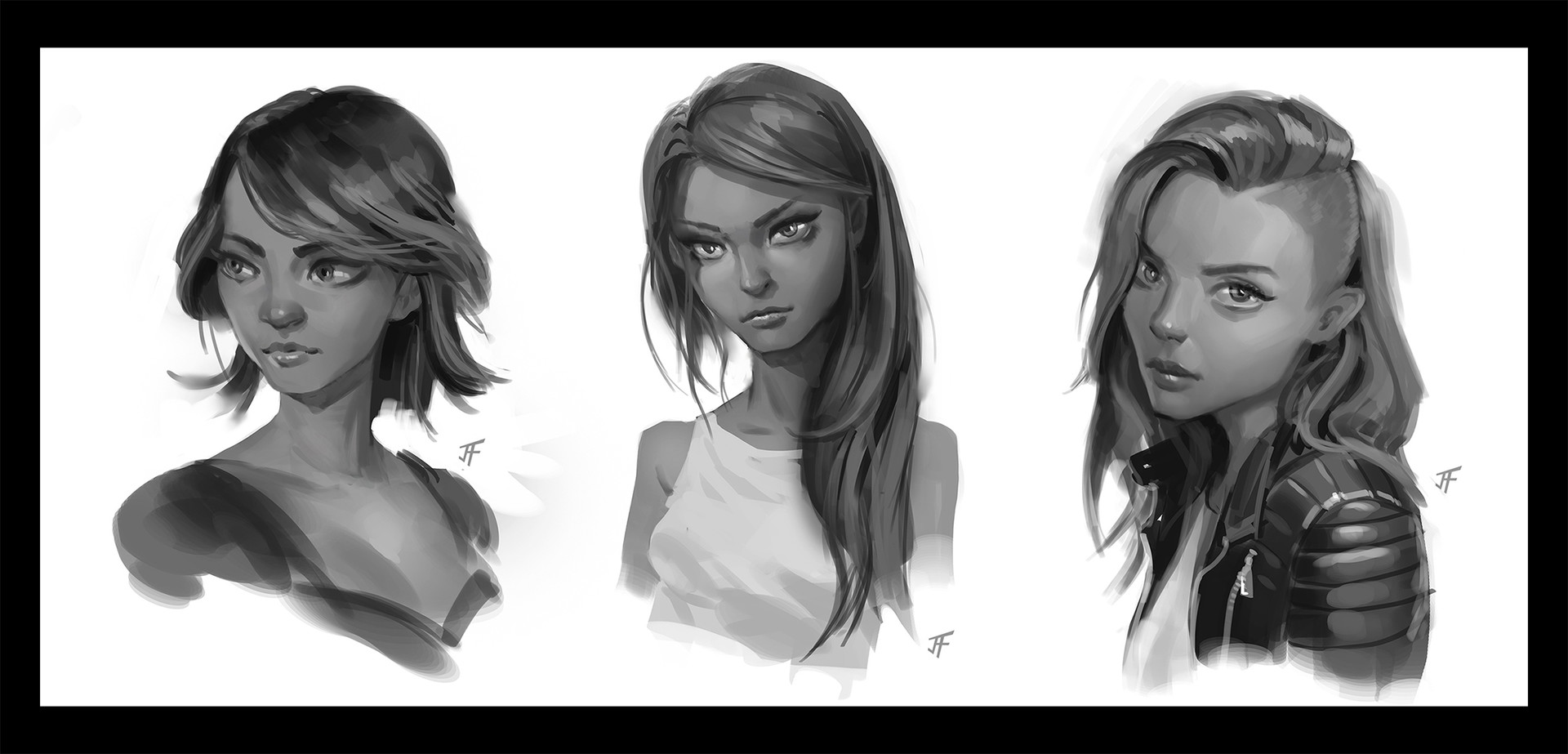 ArtStation - Portraits and Stream Sketches DUMP!