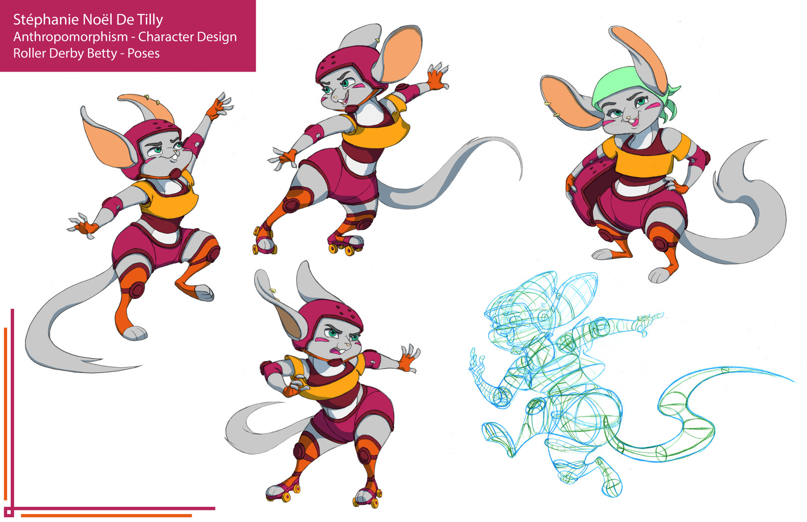 Stéphanie Noël de Tilly - Roller Derby Betty