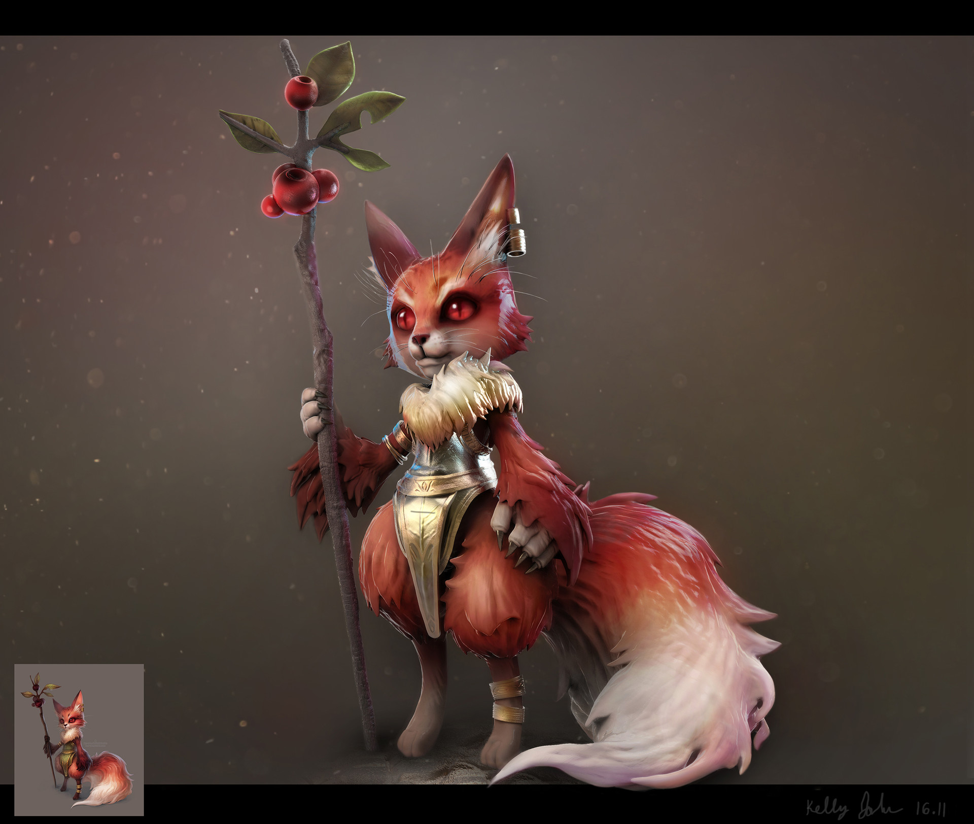 Kelly Johnson - Berry Twig Fox