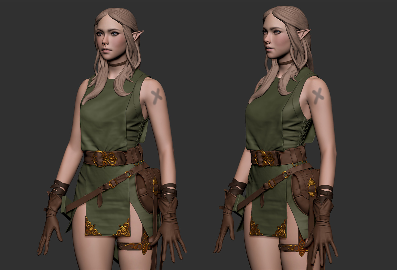 yuri alexander - elf, WIP 2