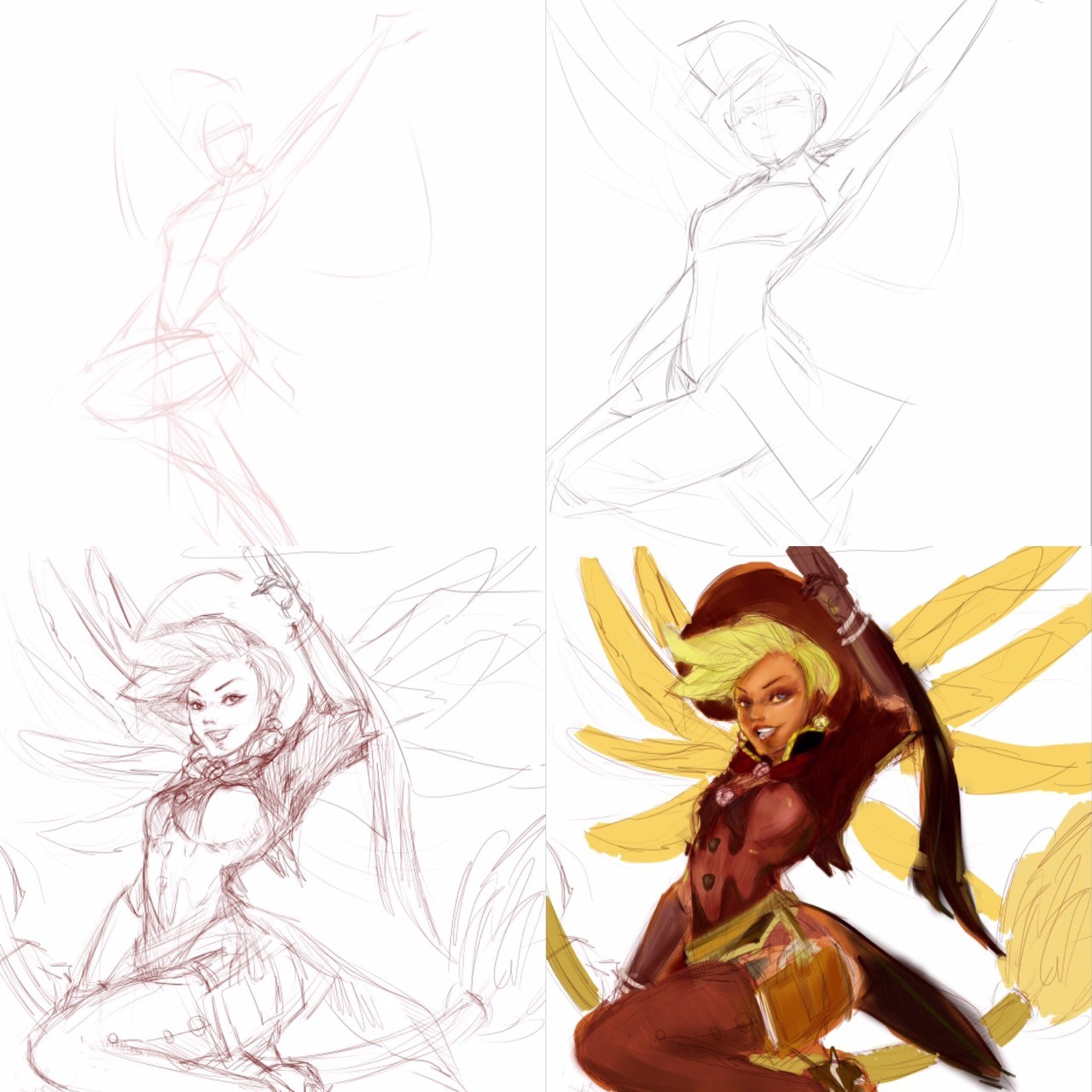 ArtStation - Mercy Witch!