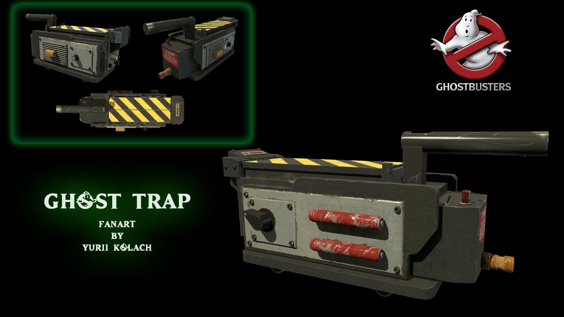 ArtStation - Ghost Trap. Ghostbusters fanart