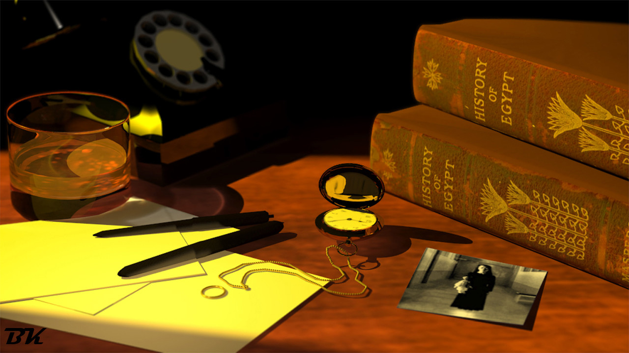 ArtStation - Desk Scene