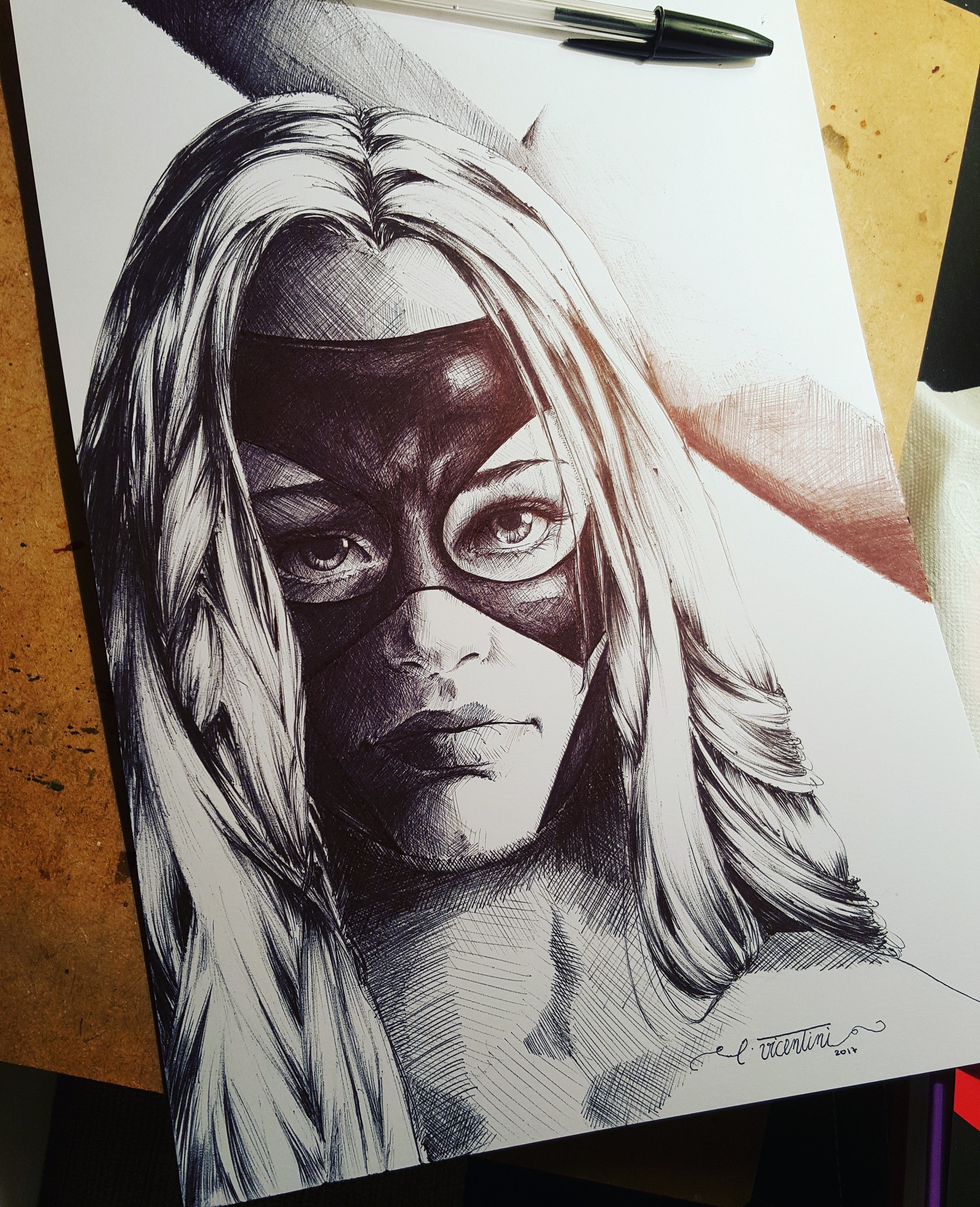 Letícia Vicentini - Super Hero drawings