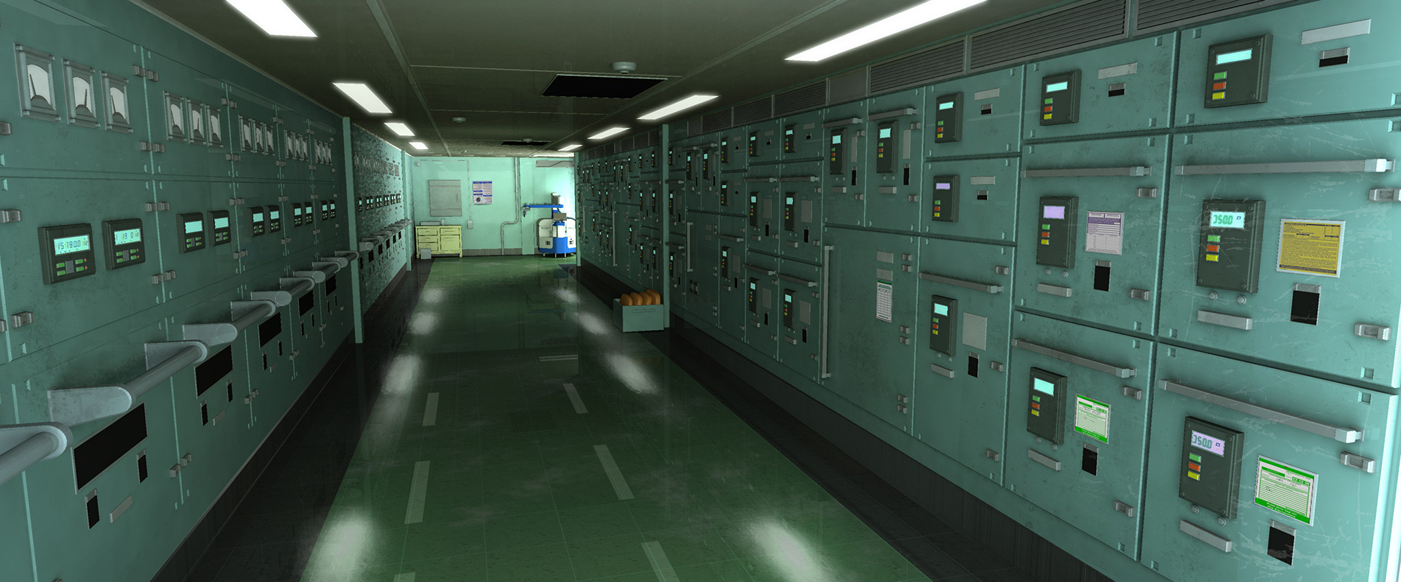 Jim Martin - Nuclear Facility Hallway