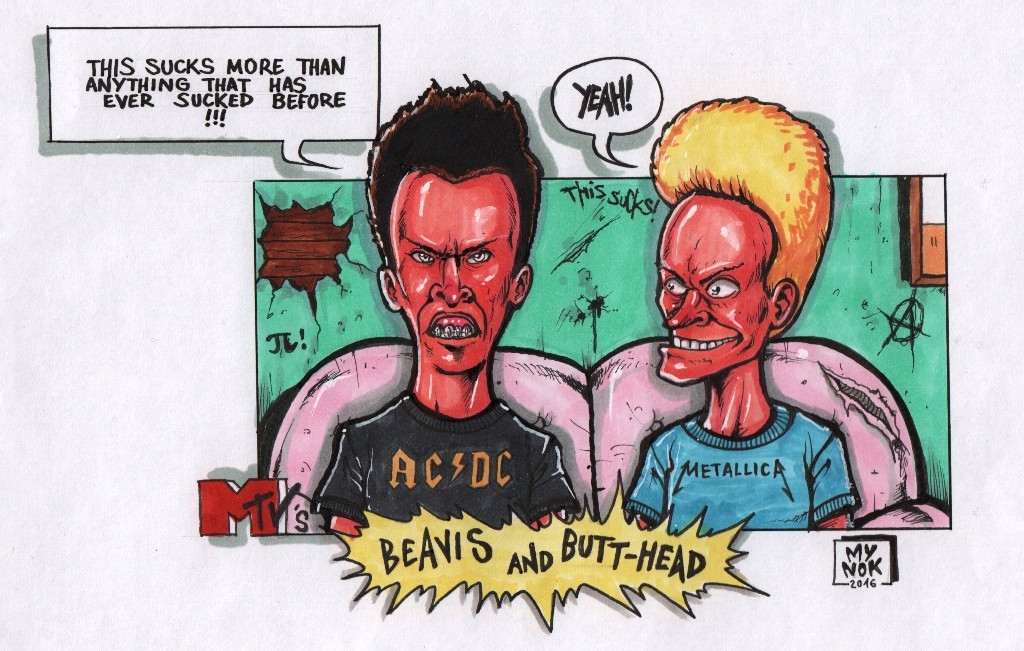 ArtStation - 'Beavis & Butt-Head'-Sketch