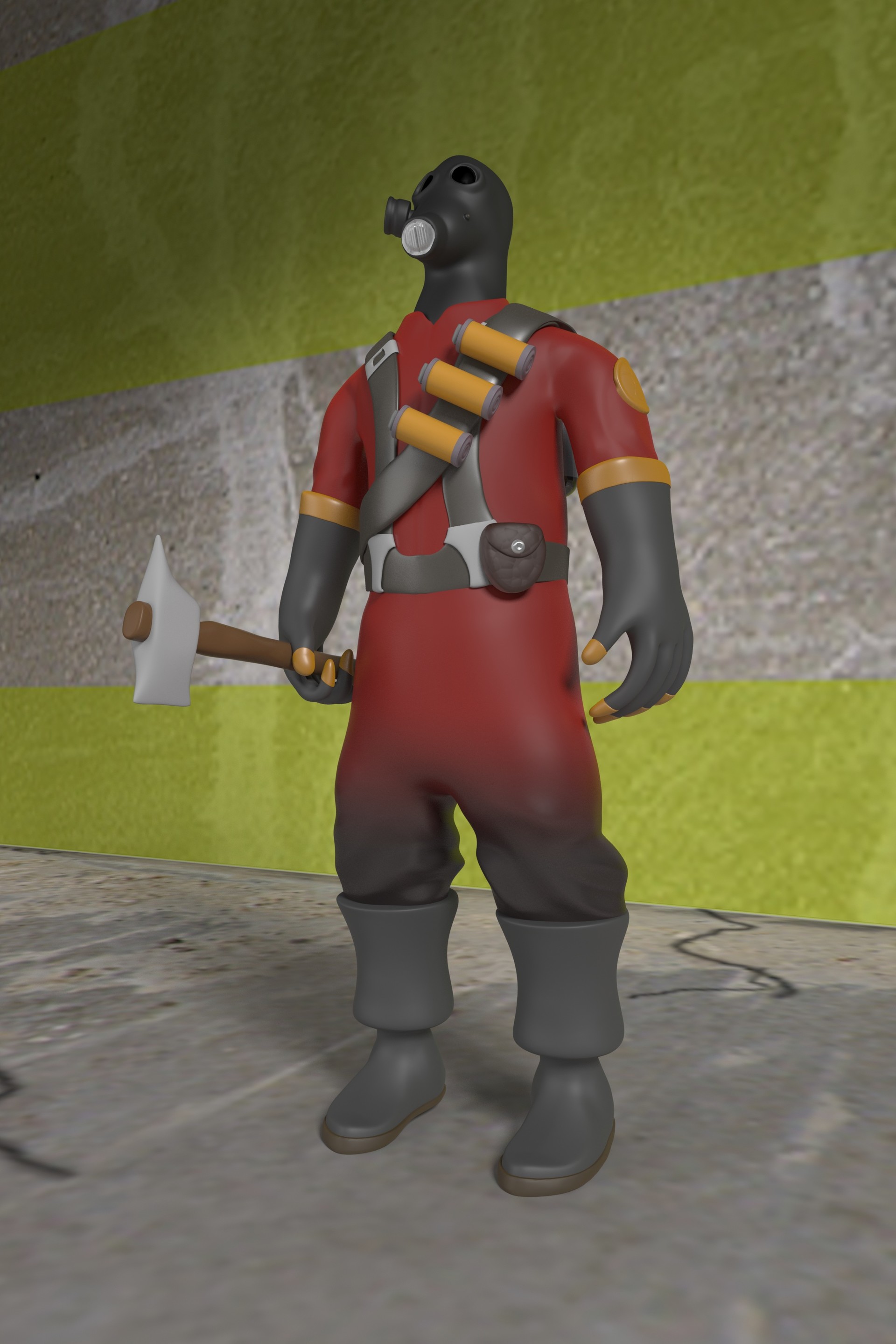 ArtStation - Pyro TF2