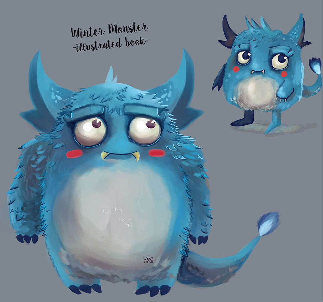 ArtStation - My cute Monsters