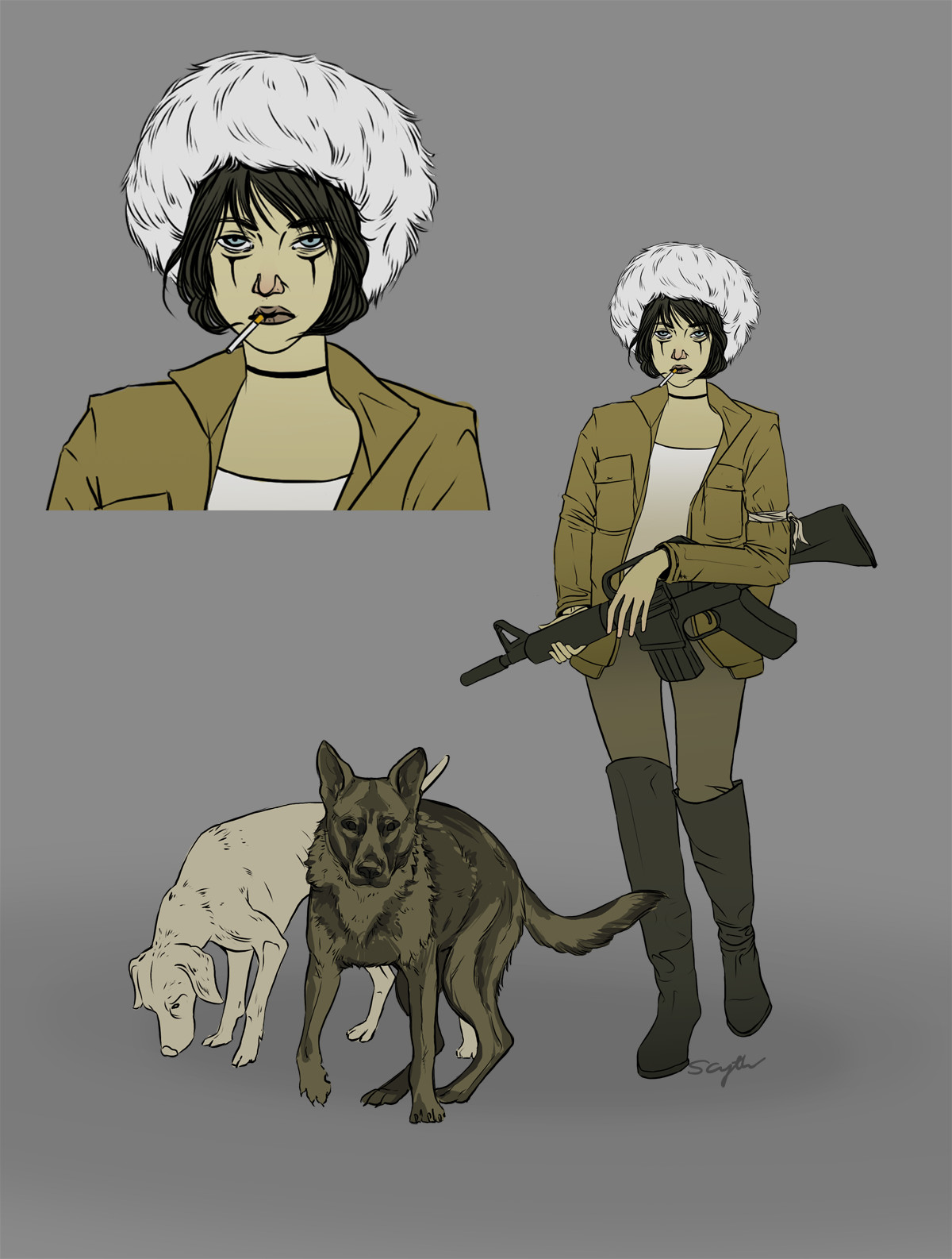 ArtStation - Original Character - Olga