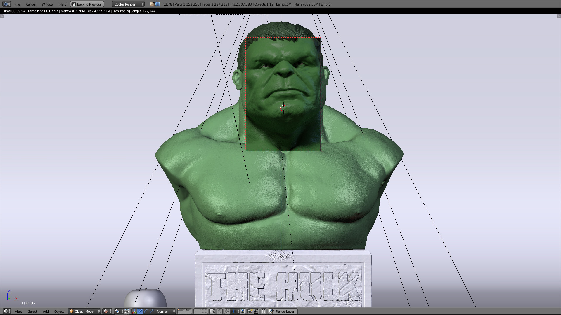 ArtStation - The Hulk - Collectible Bust