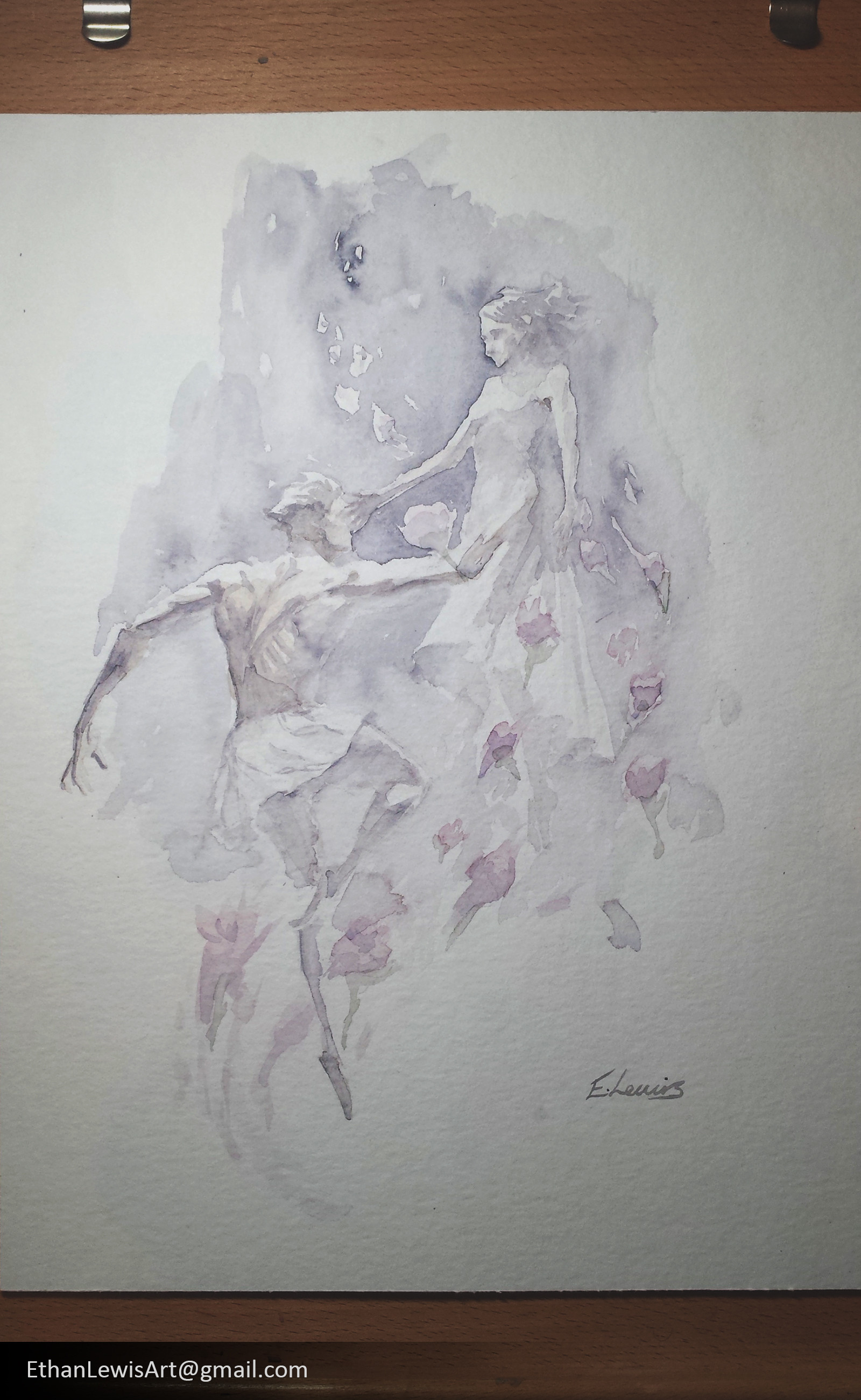 EthanLewisArt - Watercolor paintings