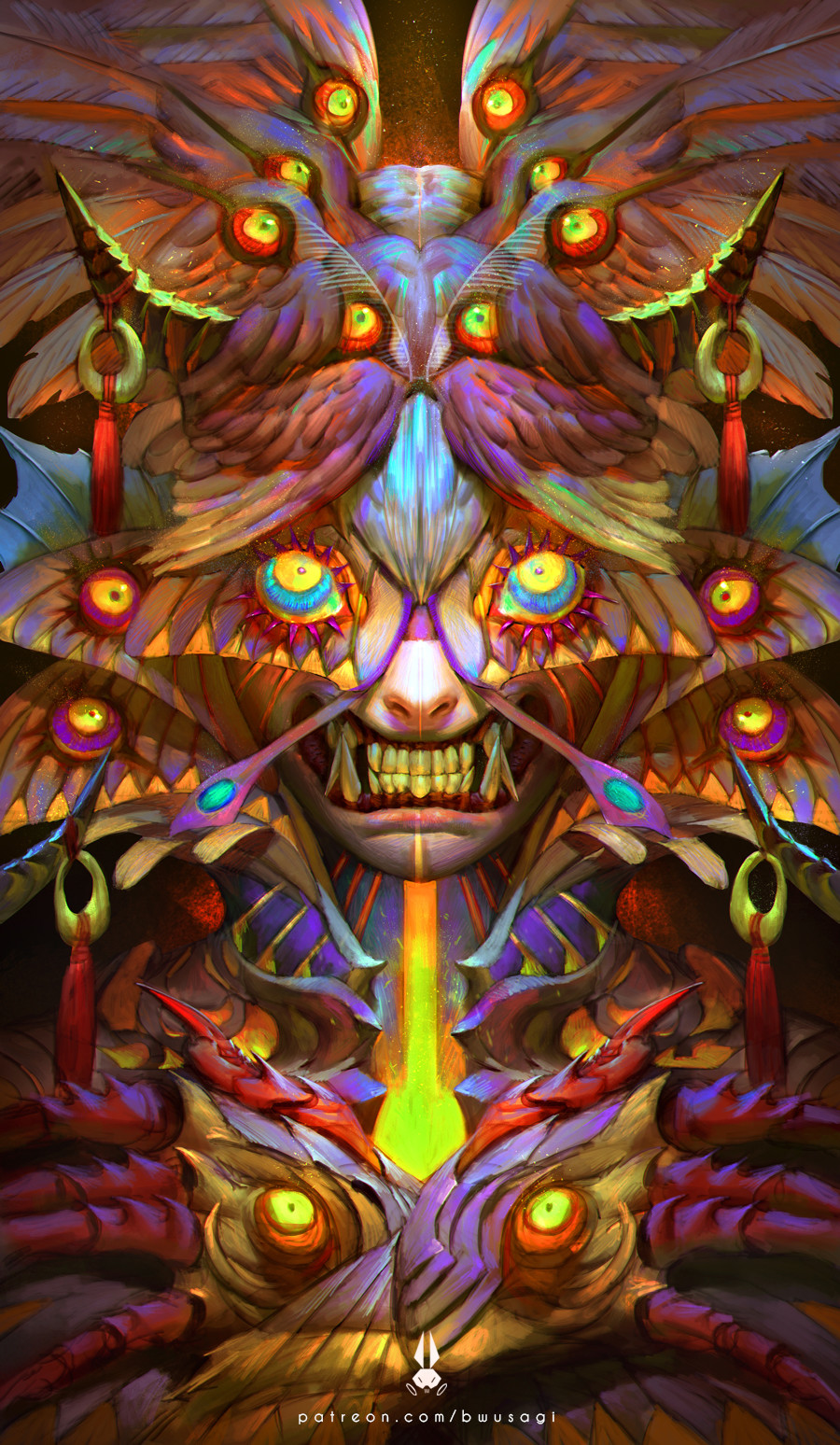 Evolve, BW Usagi, Digital 2D, 2017 : r/Art