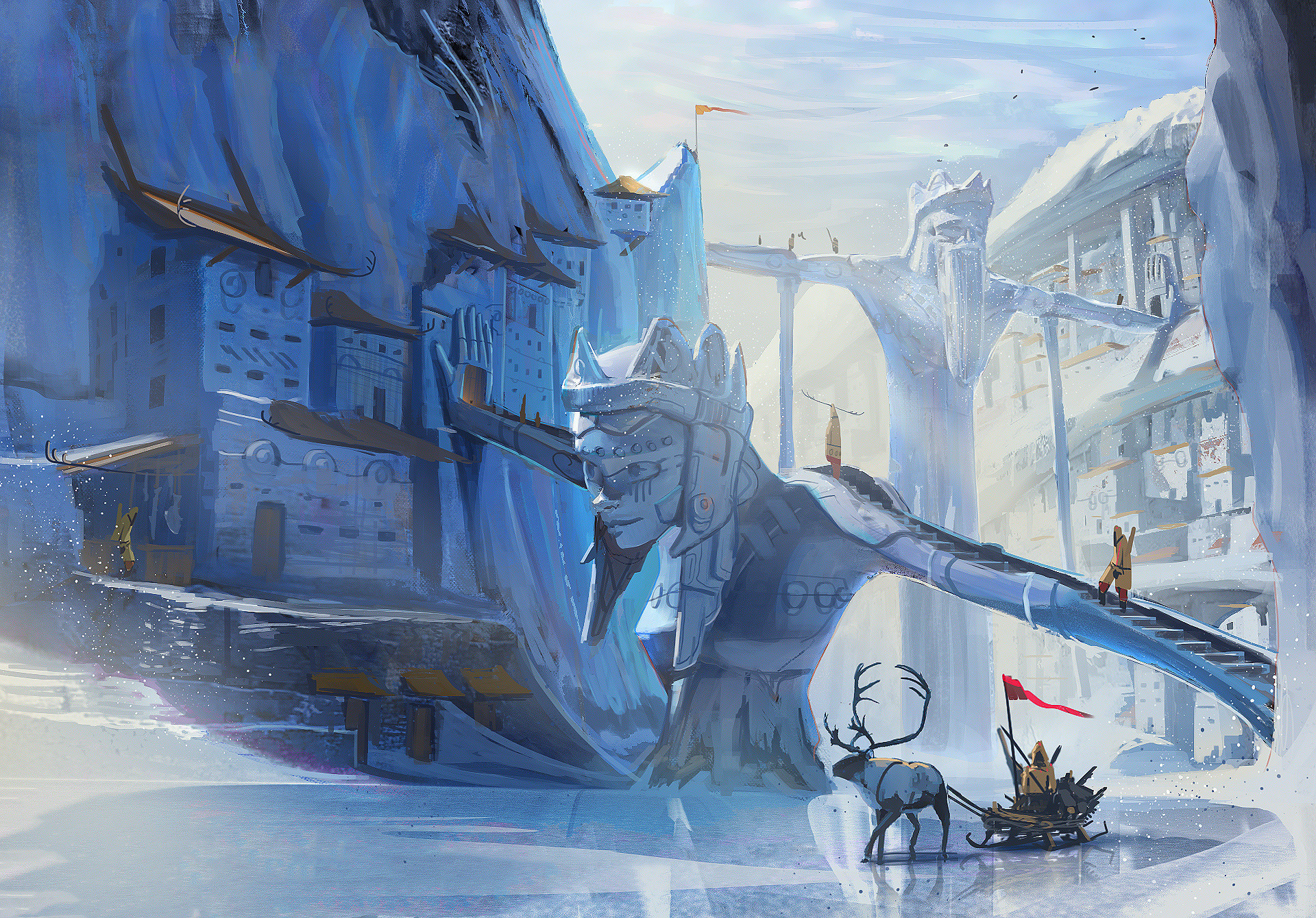 ArtStation - Ice and Horns