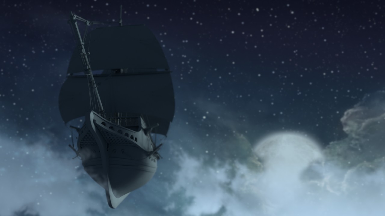 ArtStation - Flying Ship