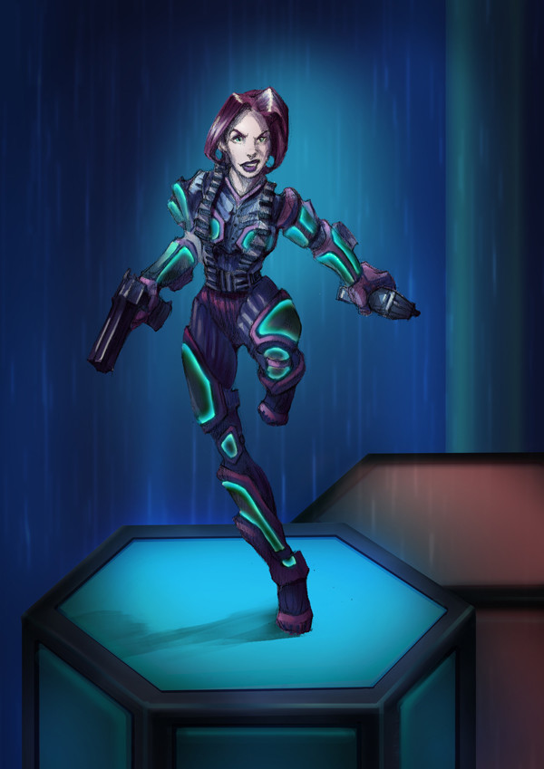 ArtStation - Shooting game character