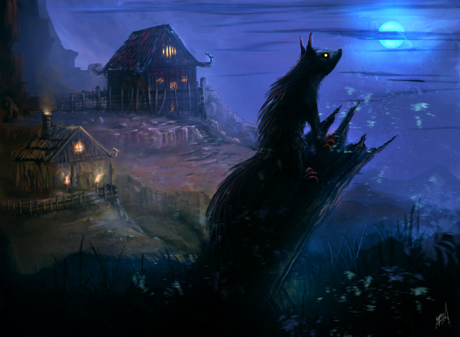 ArtStation - dark creature