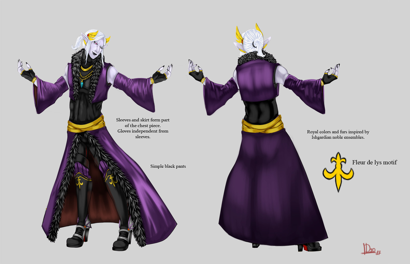 ArtStation - Fury's Dark Messenger Armor set