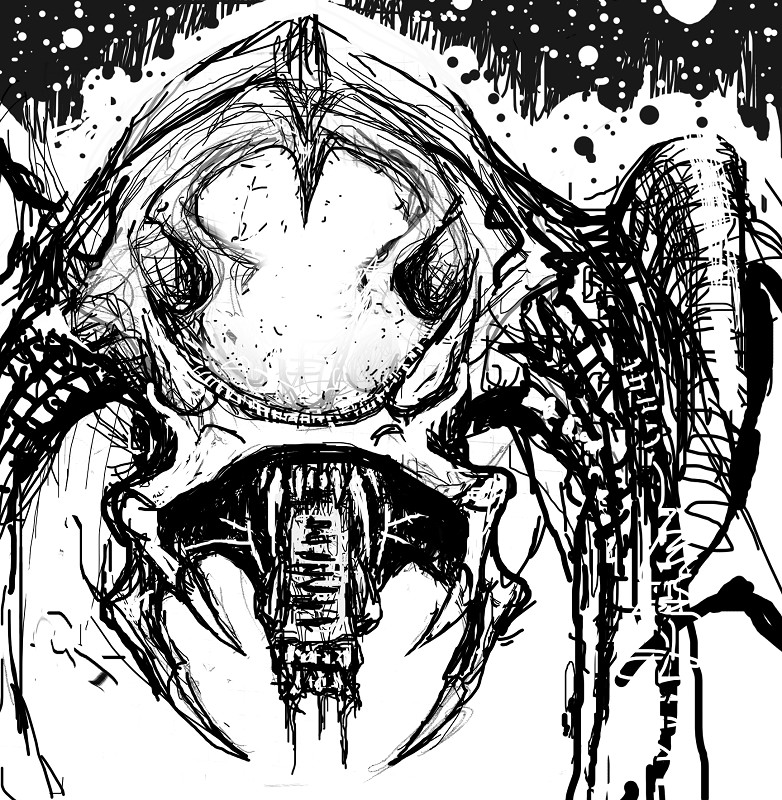 predalien drawing