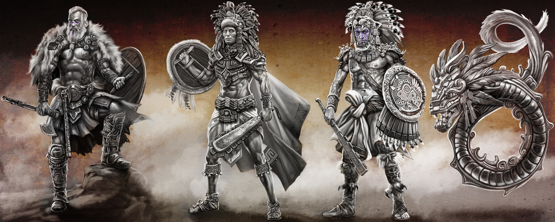 ArtStation - Warriors concepts