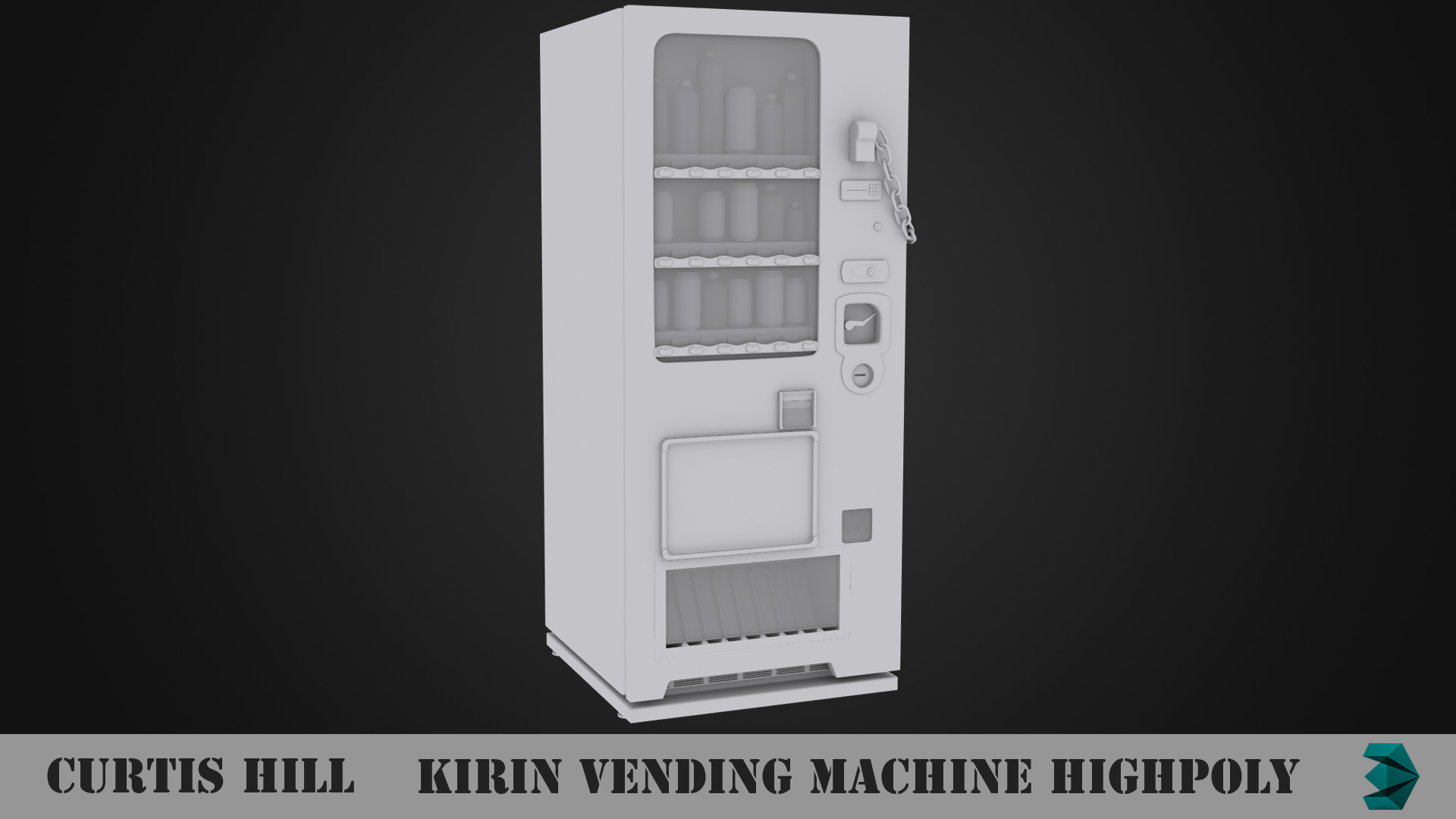 ArtStation - Kirin Vending Machine Highpoly