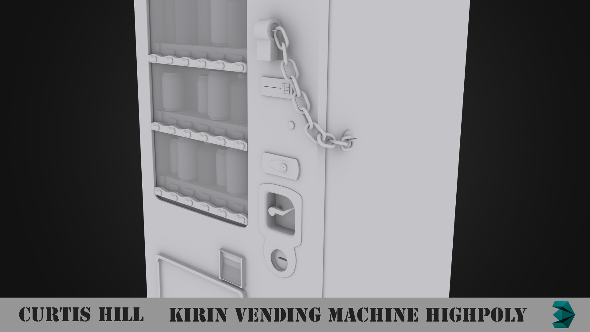 Kirin Vending Machine Highpoly by Curtis Hill — ProUser.Me