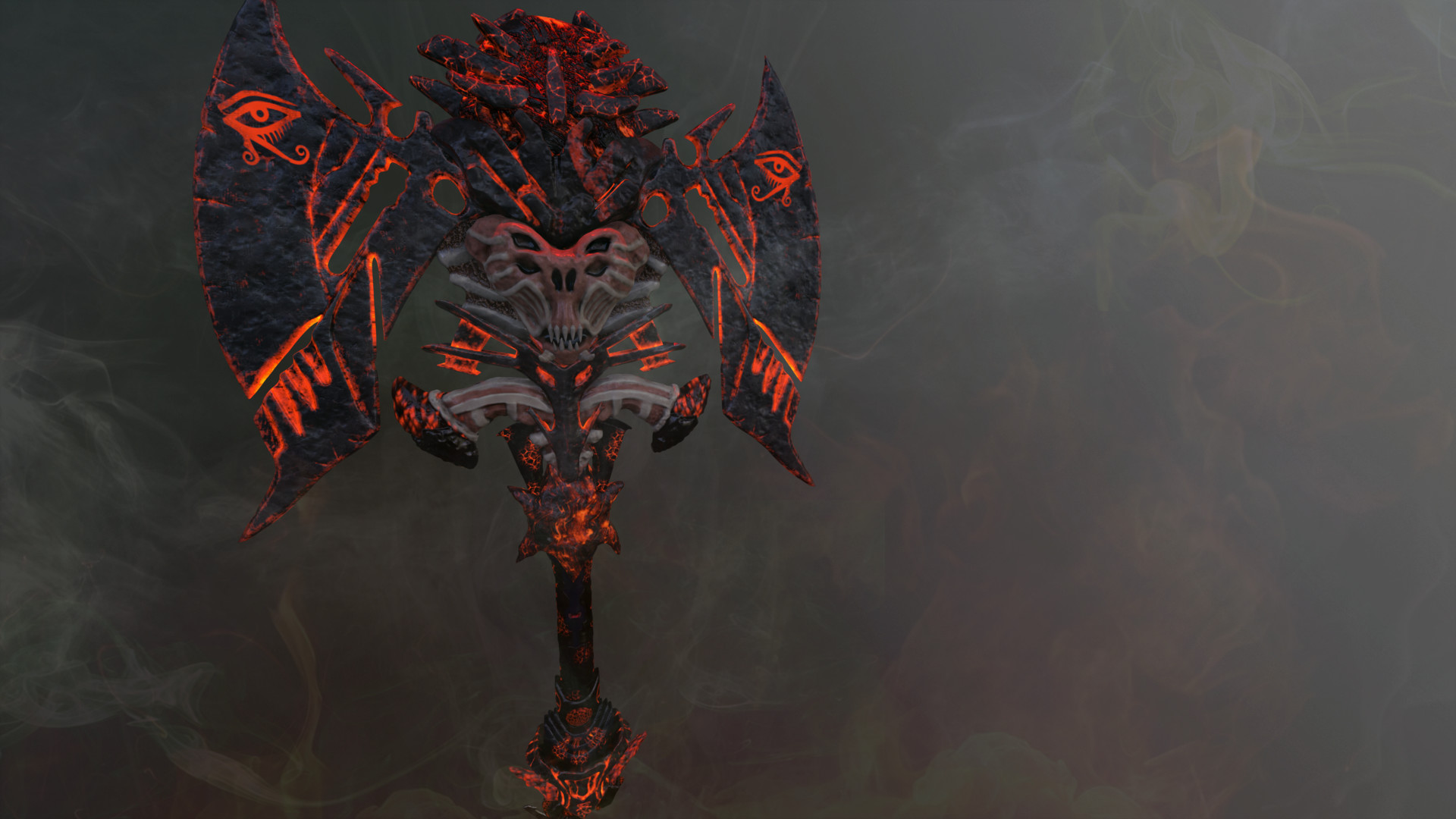 demonic hellfire axe