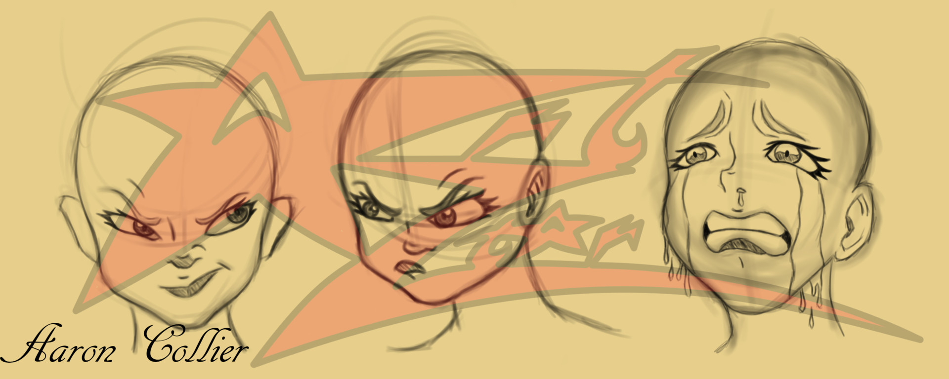 ArtStation - Facial Expression Practice