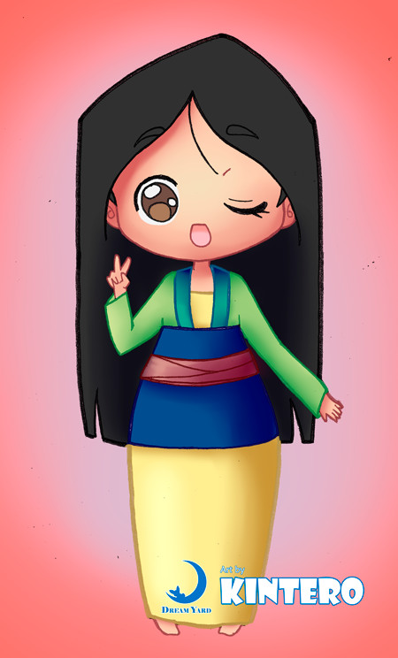 ArtStation - Chibi Mulan