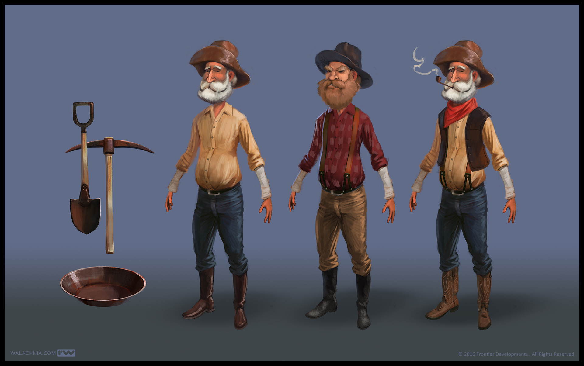 Radek Walachnia - Planet Coaster - Character Concept Art