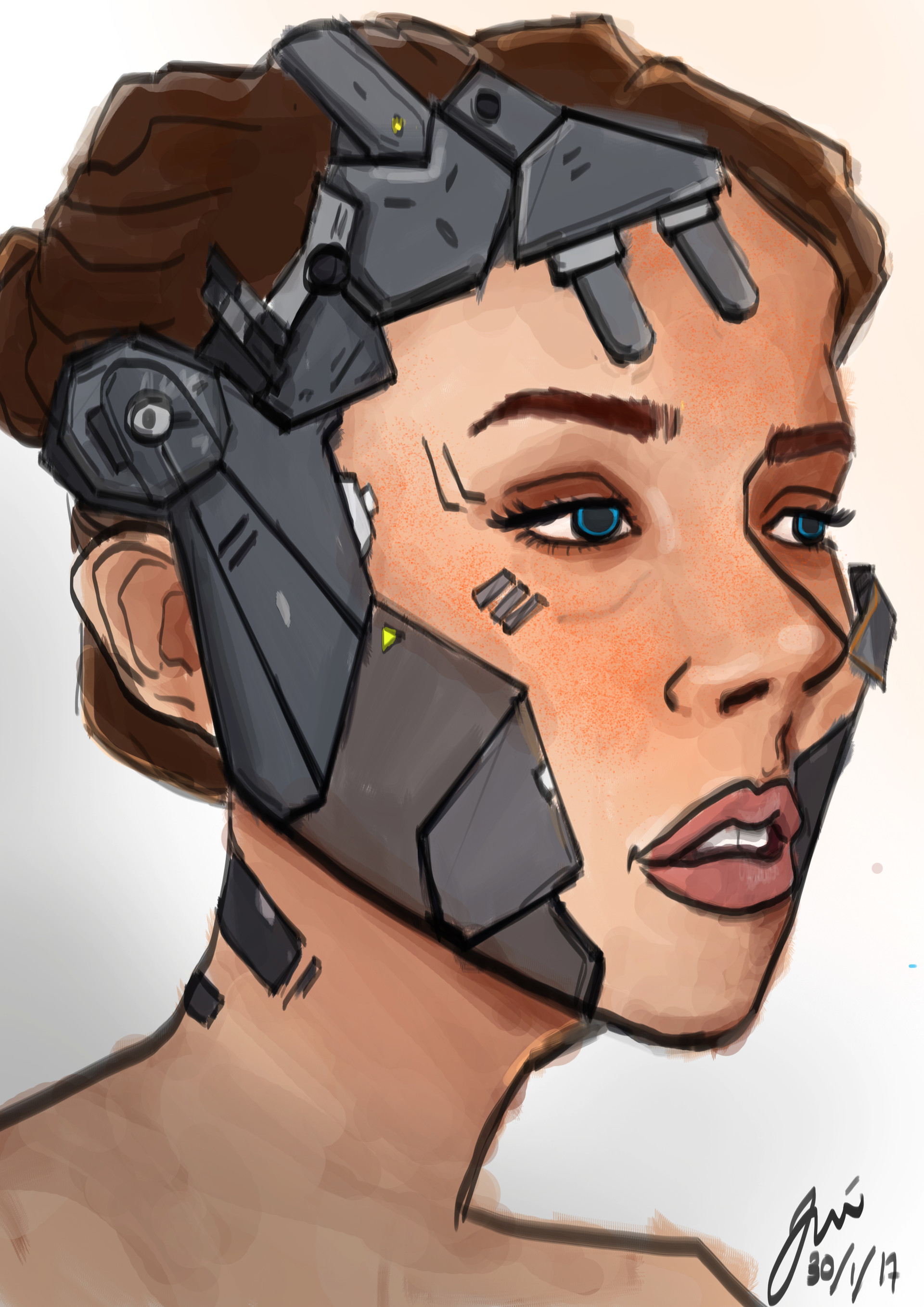 ArtStation - Robo Girl