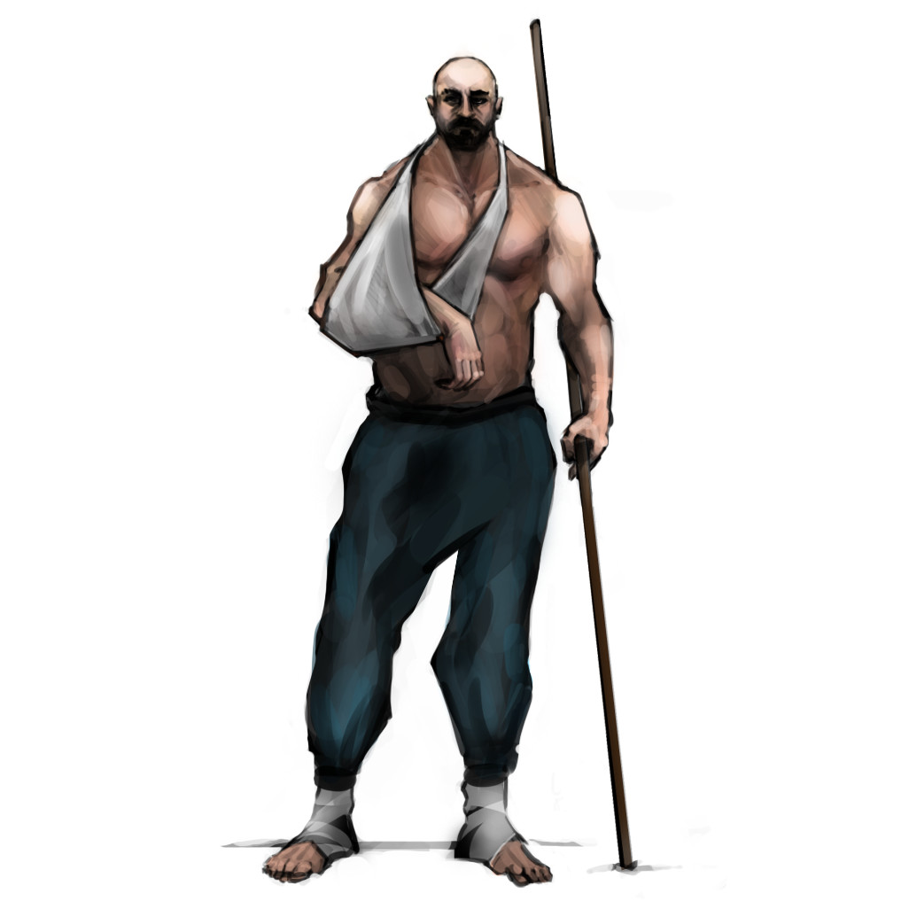 ArtStation - Injured Fighter